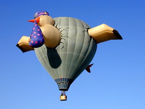 Strange shaped hot air balloons | Amusing Planet